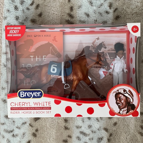 Breyer | Toys | Cheryl White Breyer Rider Horse And Book Set | Poshmark